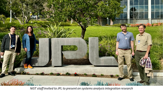 NIST Researchers Present to NASA’s Jet Propulsion Laboratory on Systems Analysis Integration | NIST
